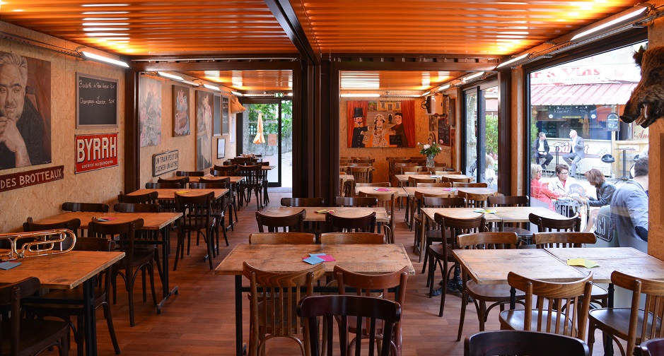 Café 2 la Gare - Restaurant en containers - CAPSA Container