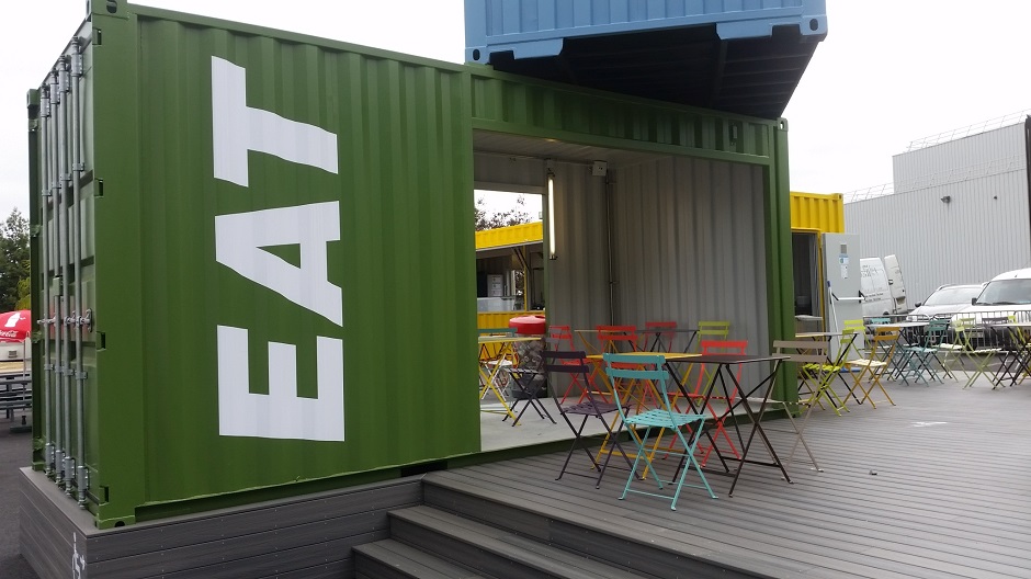 Compass - Espace de pause en containers - CAPSA Container