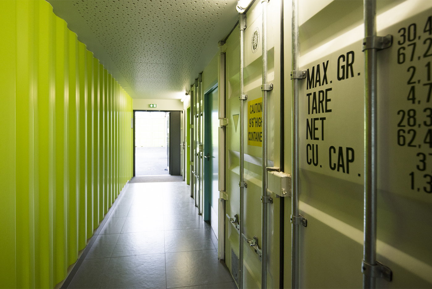 Containers vestiaires et container salle de sports - CAPSA Container