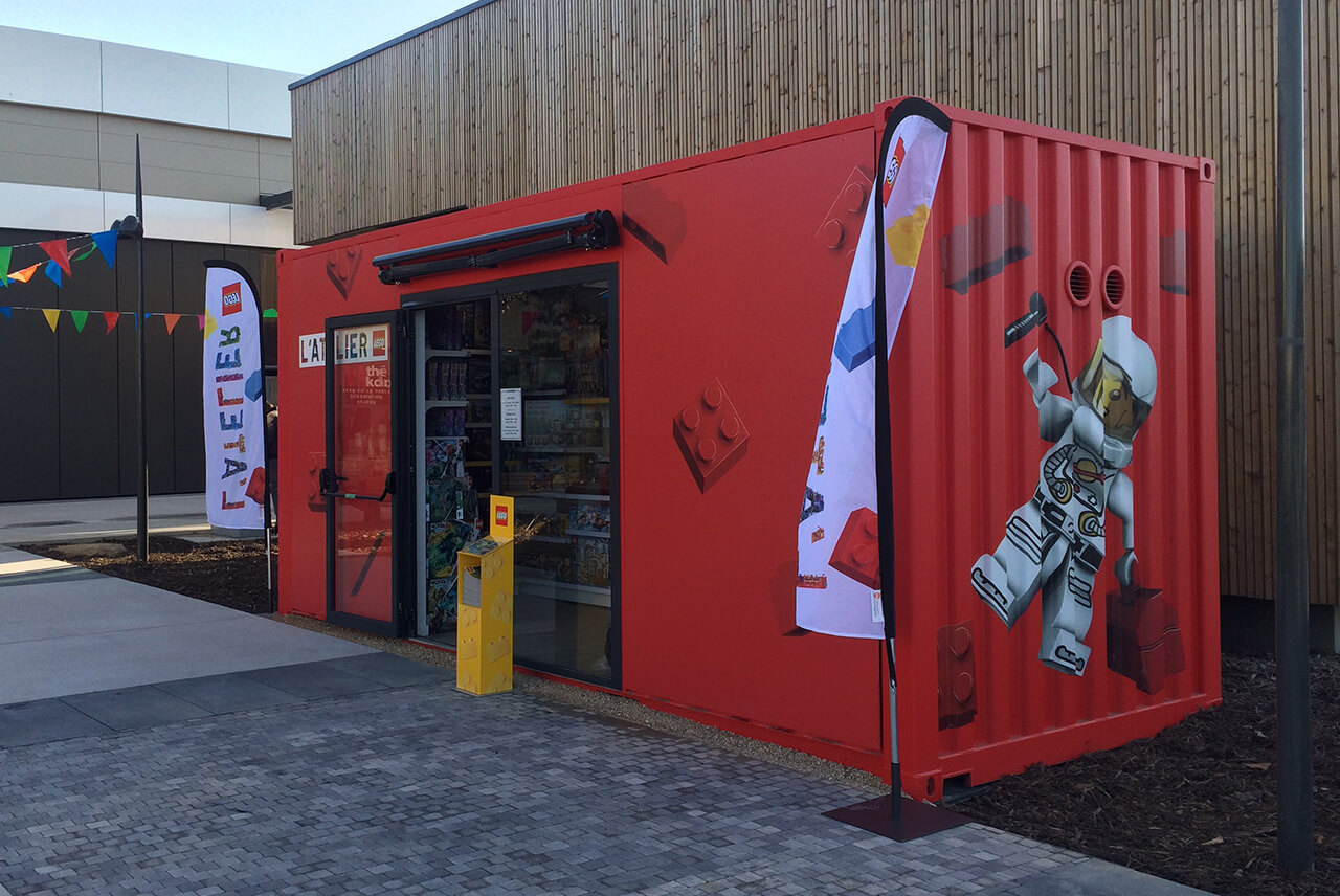 LEGO | Boutique en containers | CAPSA CONTAINER