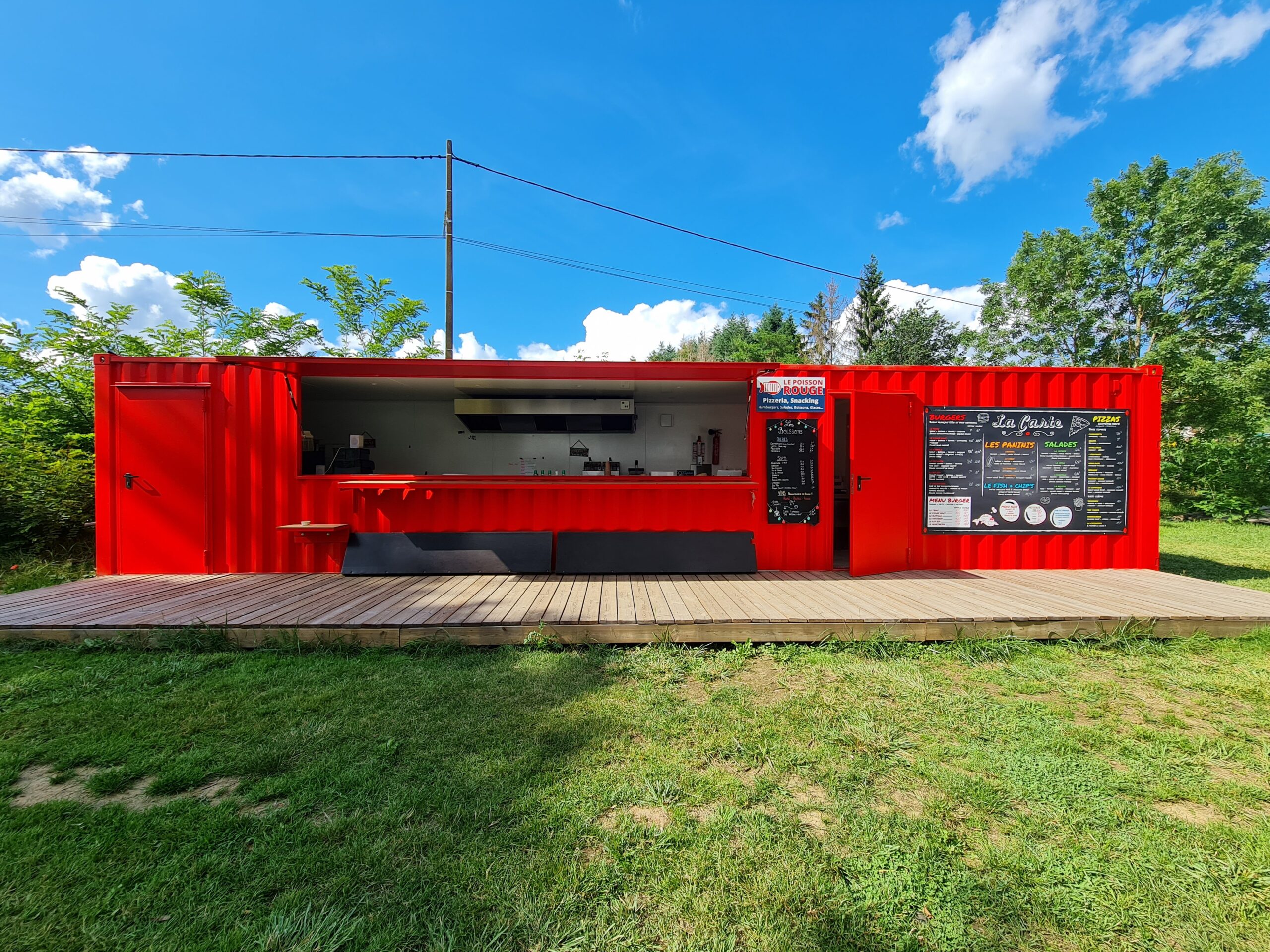 Les containers transformés pour les clubs sportifs - CAPSA CONTAINER