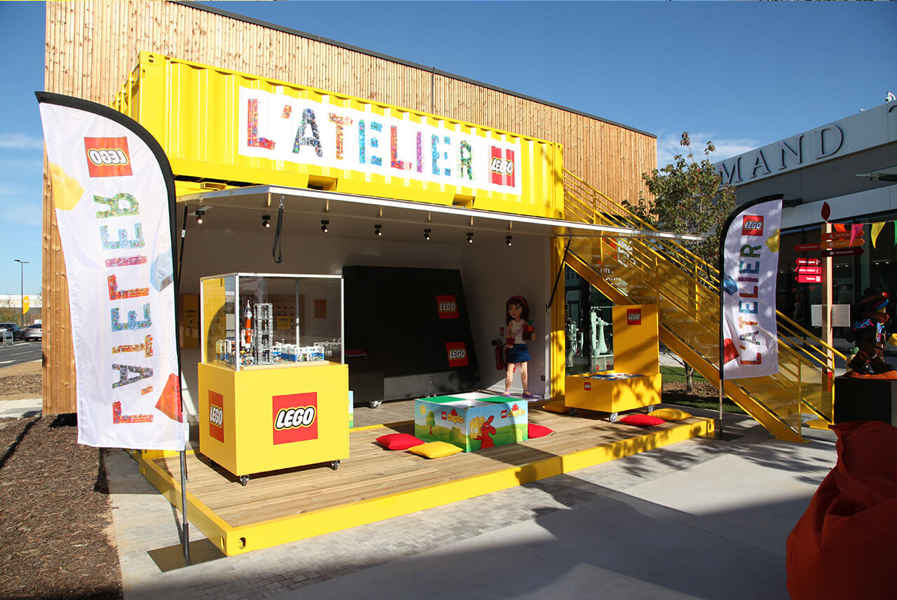 Containers aménagés en magasins - CAPSA Container