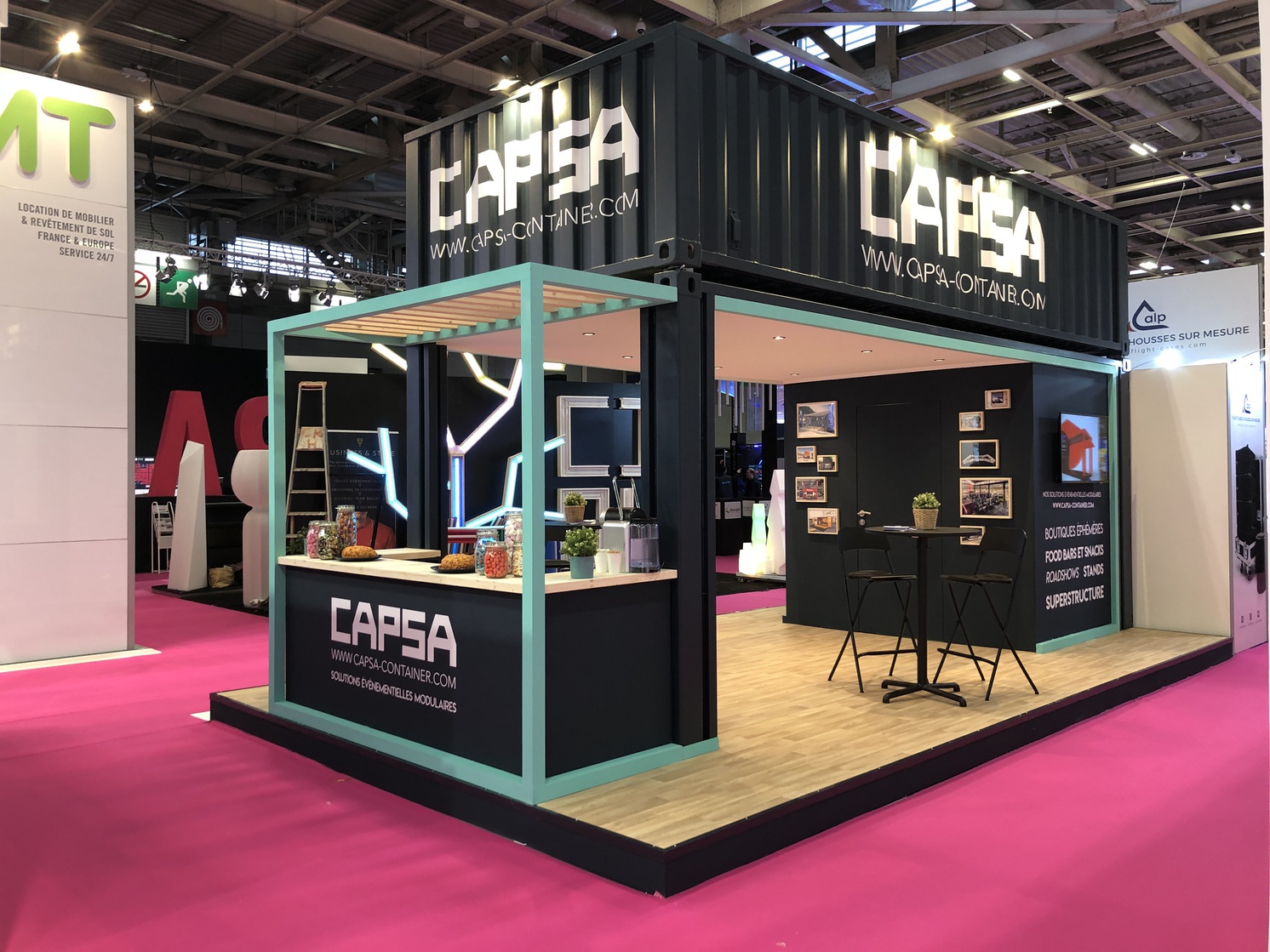 Container Evénementiel - Container pour Stand Modulaire - CAPSA