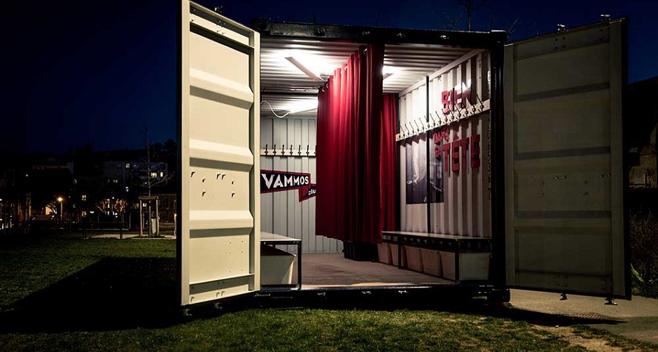 Les containers transformés pour les clubs sportifs - CAPSA CONTAINER