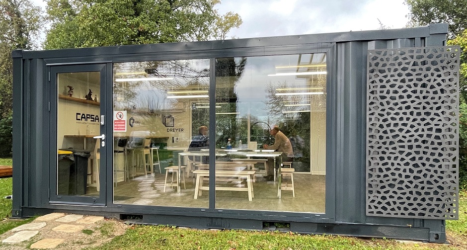 Containers transformés en bureau - CAPSA Container
