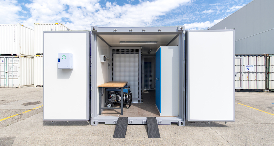 Container transformé en atelier - CAPSA Container