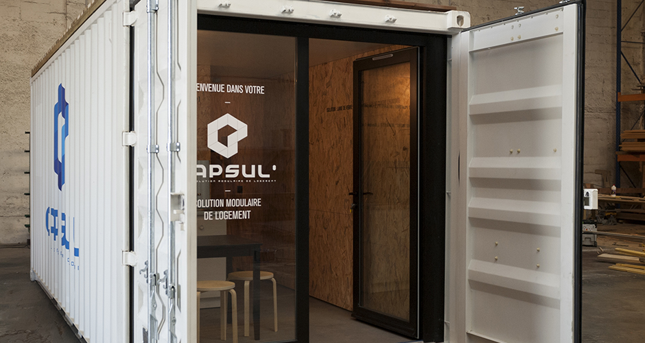 CAPSUL' - Solution de logements en containers - CAPSA Container