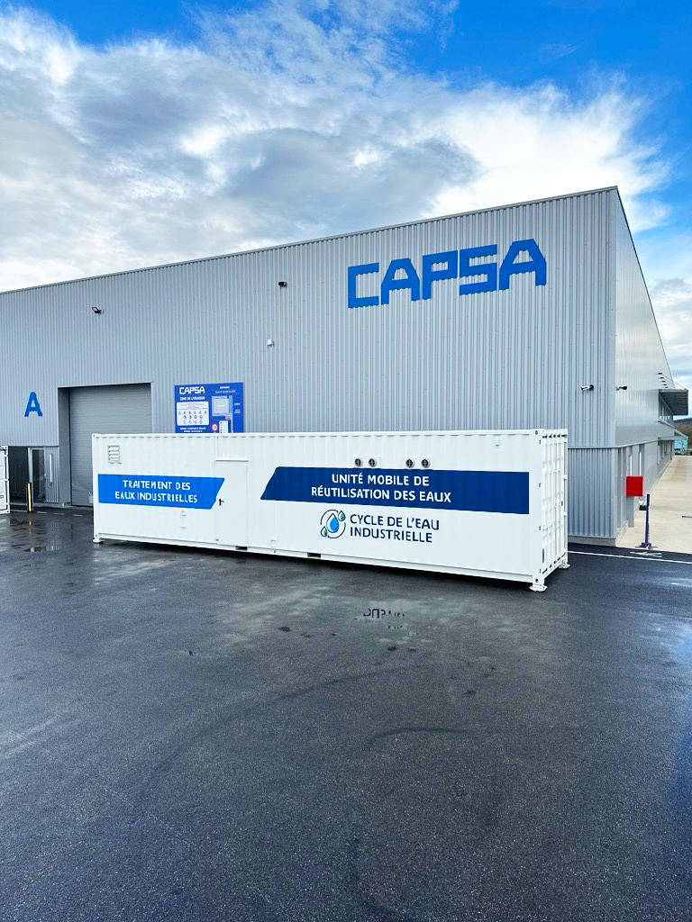 Container pour traitement de l’eau - CAPSA