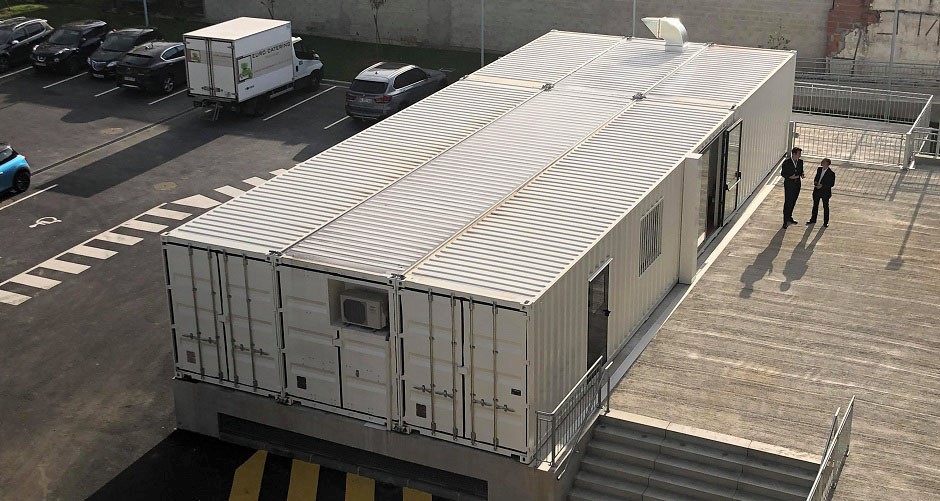 Intégration industrielle en container - CESI - CAPSA Container