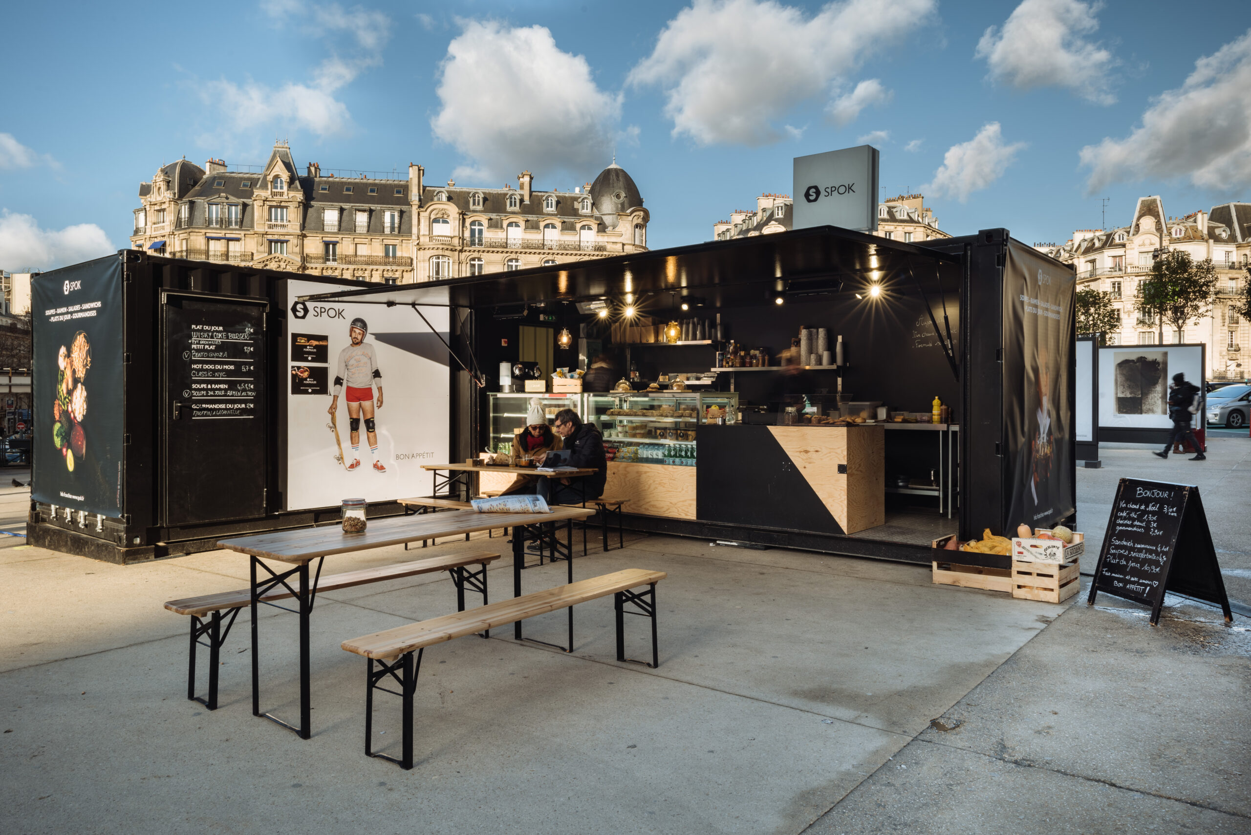 Magasin en container - 20 pieds - CAPSA Container