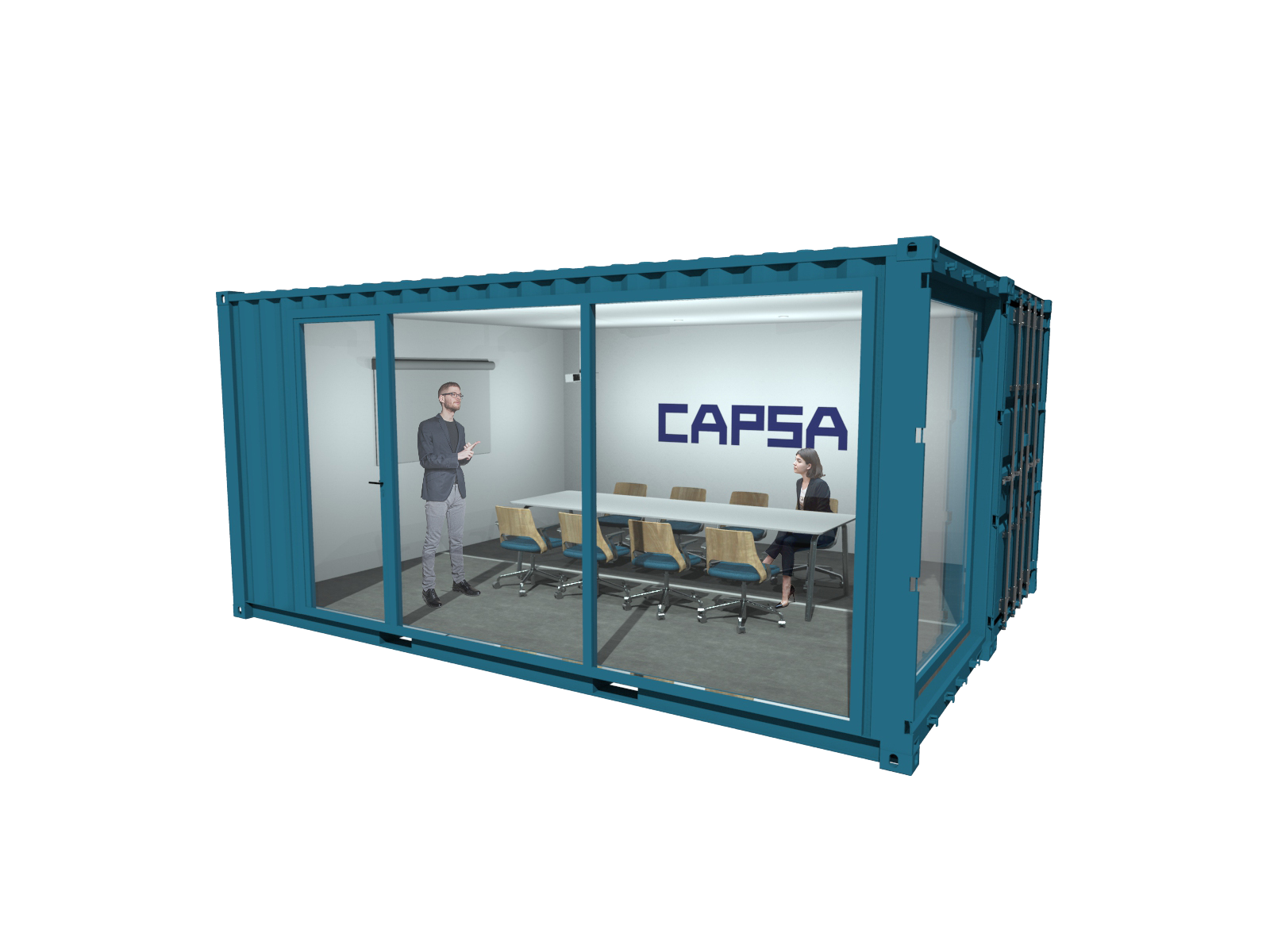 Bureaux en containers transformés - nos solutions - CAPSA Container