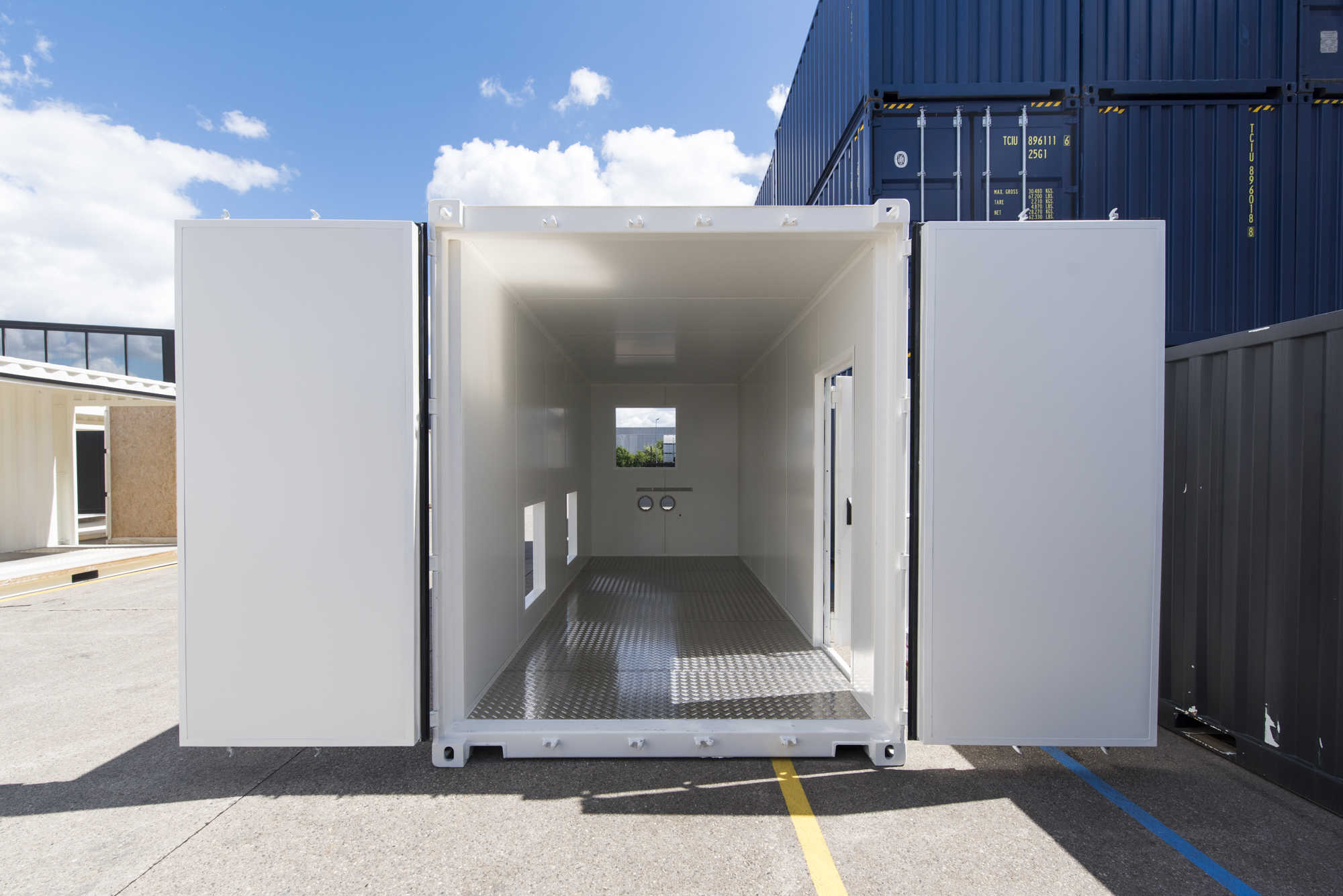 Conteneur ip2 aménagé pour le secteur nucléaire - CAPSA Container